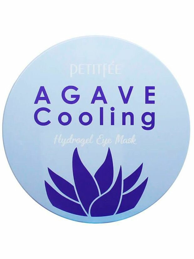 PETITFEE Патчи для глаз от отеков и морщин гидрогелевые Agave Cooling Hydrogel Eye Patch с агавой, 60 шт.