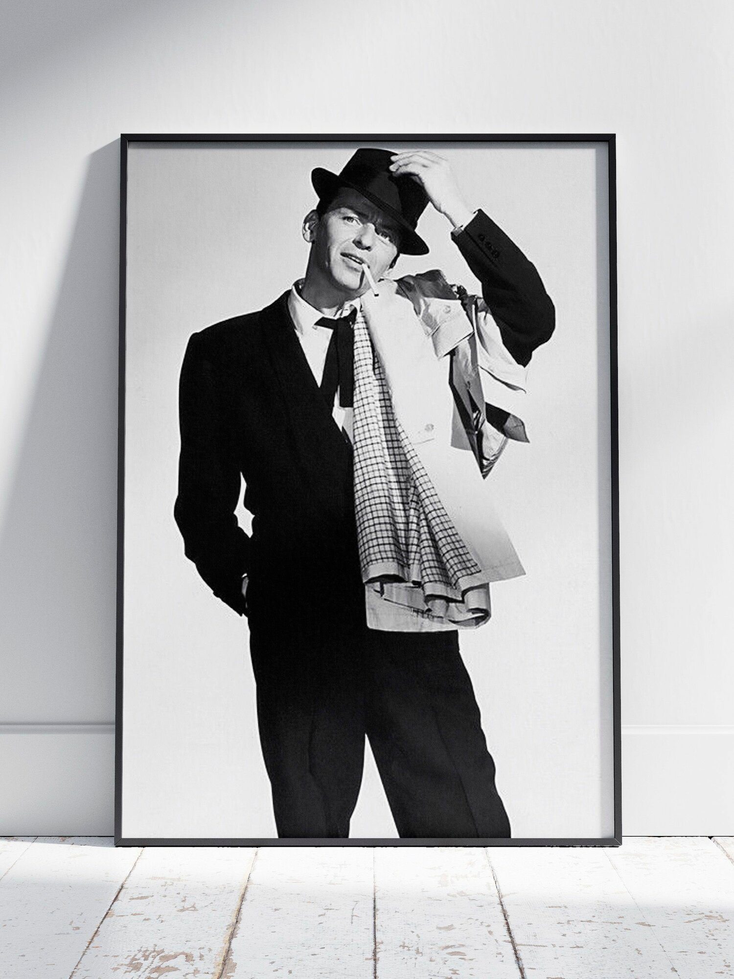 Плакат на стену для интерьера Фрэнк Синатра (Frank Sinatra 5) - Постер по актеру фильма, кино, сериала формата A4 (21x30 см)