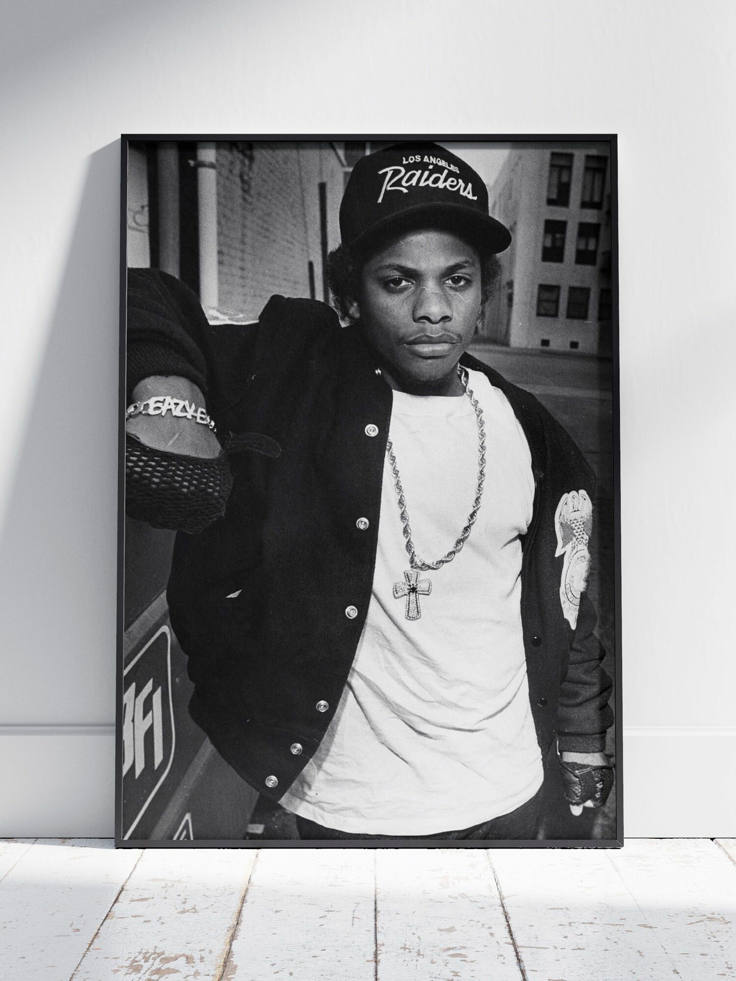 Плакат на стену для интерьера NWA (Изи И - Eazy E 1) - Постер по музыке и артисту формата A4 (21x30 см)