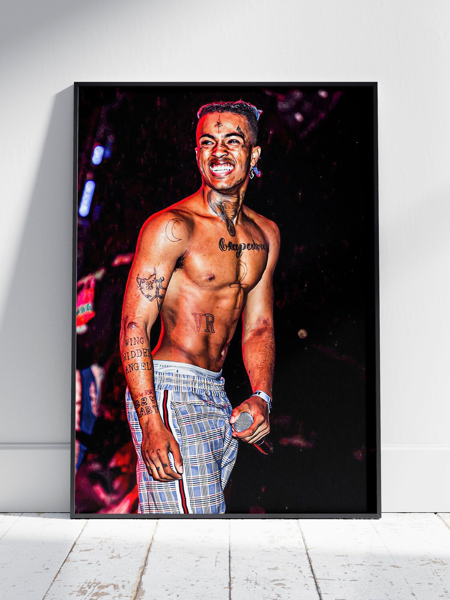 Плакат на стену для интерьера XXXTentacion (Тентасьон 52) - Постер по музыке и артисту формата A4 (21x30 см)