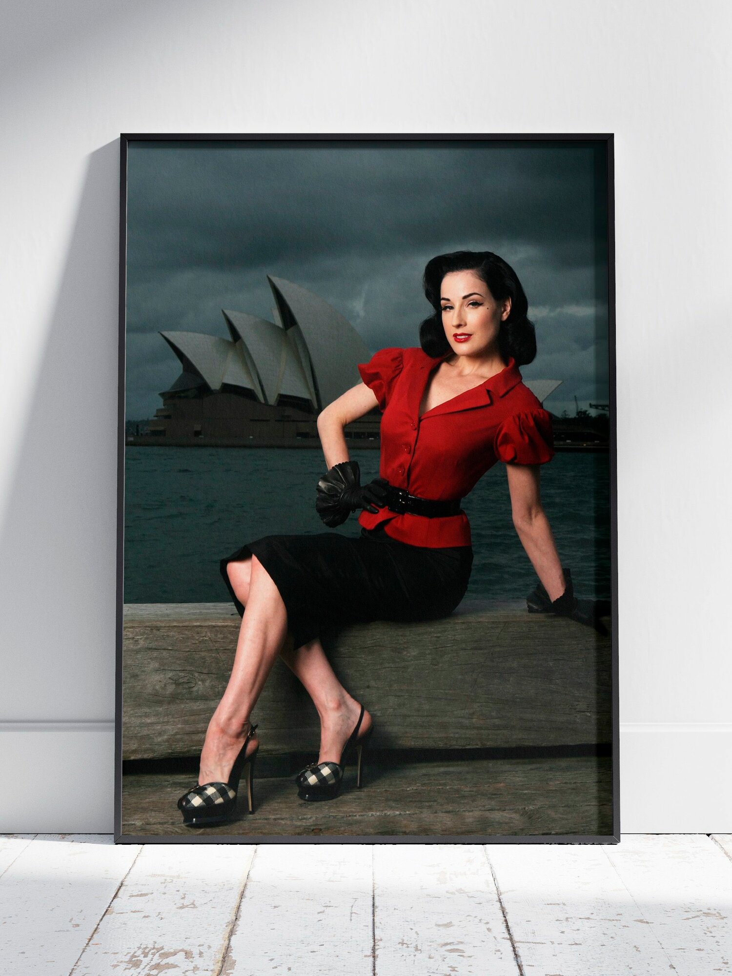 Плакат на стену для интерьера Дита фон Тиз (Dita Von Teese 28) - Постер по модели, бренду и моде формата A4 (21x30 см)