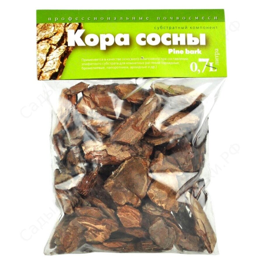 Субстрат "Кора сосны", для бромелиевых/орхидных/эпифитов, 0,7 л