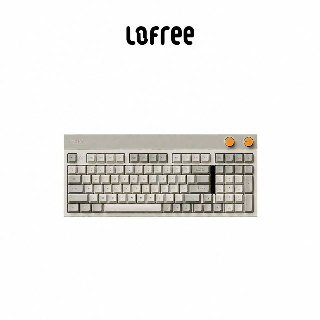 Компактная трехрежимная настраиваемая механическая клавиатура LOFREE, серая, Bluetooth, 98 клавиш