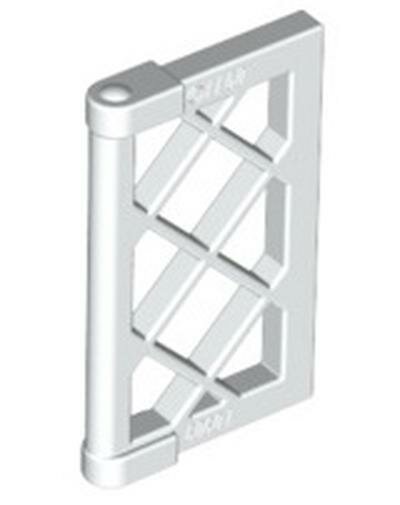 Деталь Lego 60607 Pane for Window 1 x 2 x 3 Lattice with Thick Corner Tabs