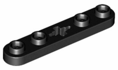 Деталь Lego 32124 Technic, Plate 1 x 5 with Smooth Ends, 4 Studs and Center Axle Hole