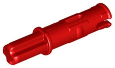 Деталь Lego 11214 Technic, Axle 1L with Pin 2L with Friction Ridges