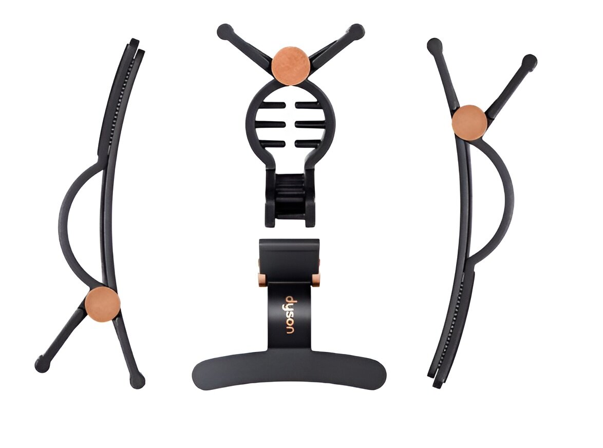 Набор зажимов для волос Dyson Hair Clip Set, цвет Black Rose (Черный)