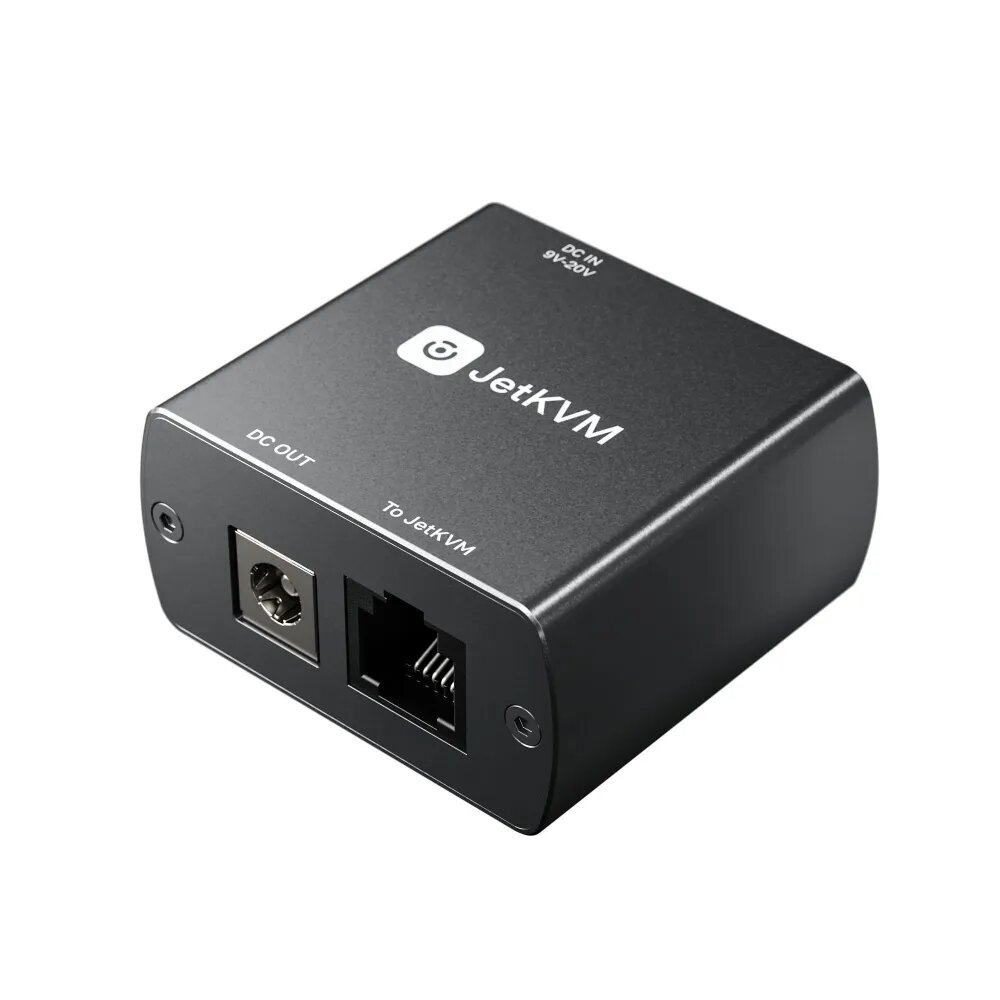 USB-концентратор JetKVM DC 9V-20V USB Type-C для подключения к KVM-переключателям — фото 1