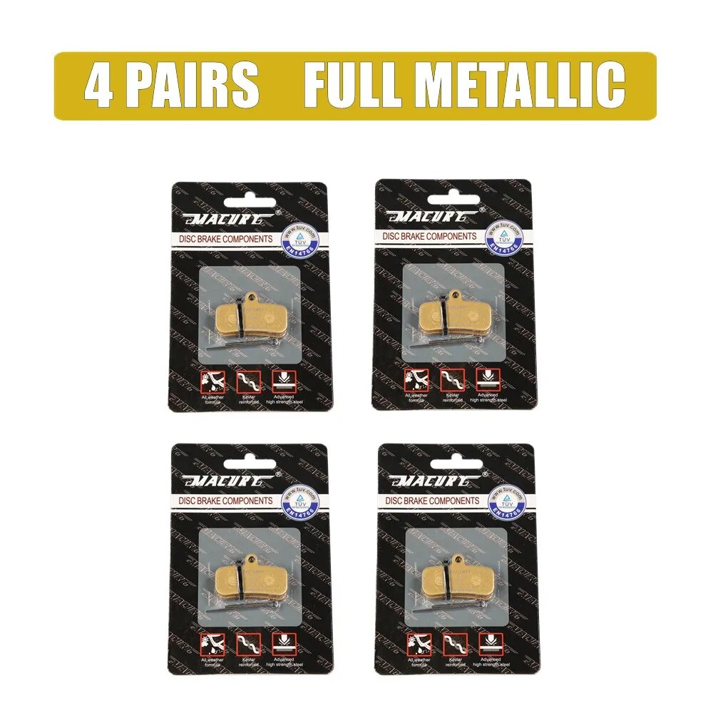 Тормозные колодки MACURY Full Metallic 4 PAIRS A