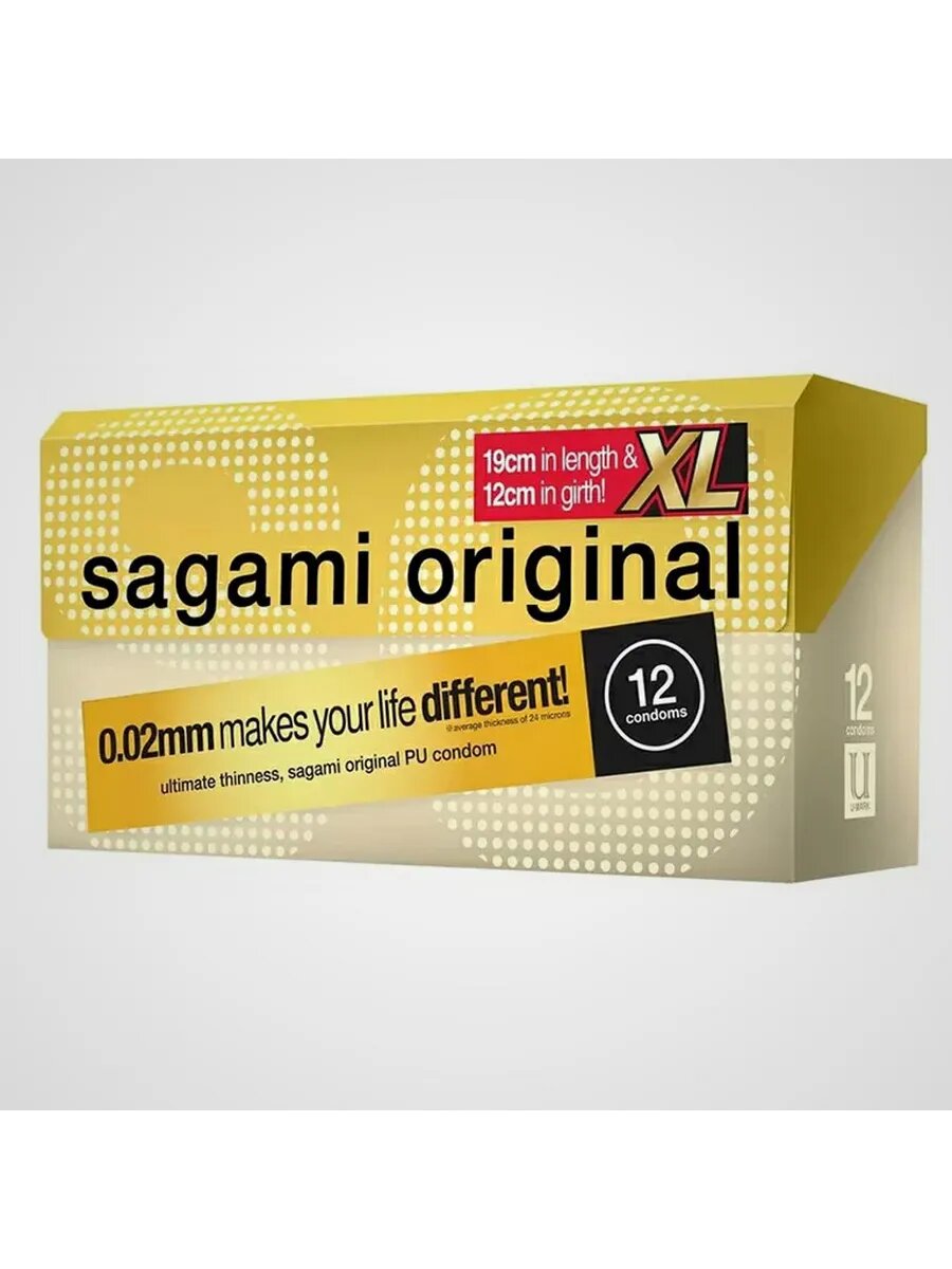 SAGAMI Original 002 Extra Large Презервативы 12 шт