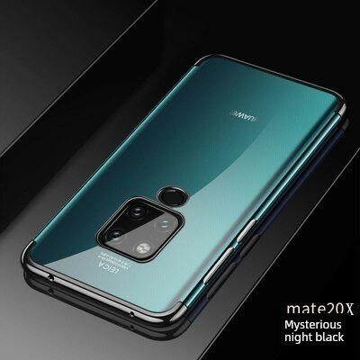 Чехол для Huawei Mate 20X 5G в цвете Ночной черный - Премиум защитный чехол с дизайном