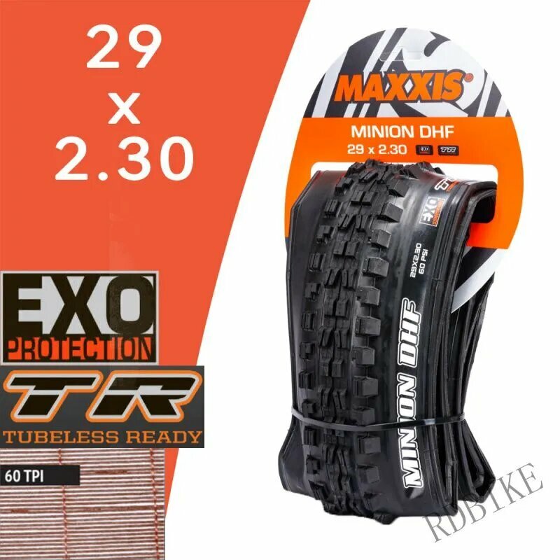 Maxxis Велошина, диаметр колеса:29 (дюймы), Вакуумные шины с защитой от проколов, 29*2.30