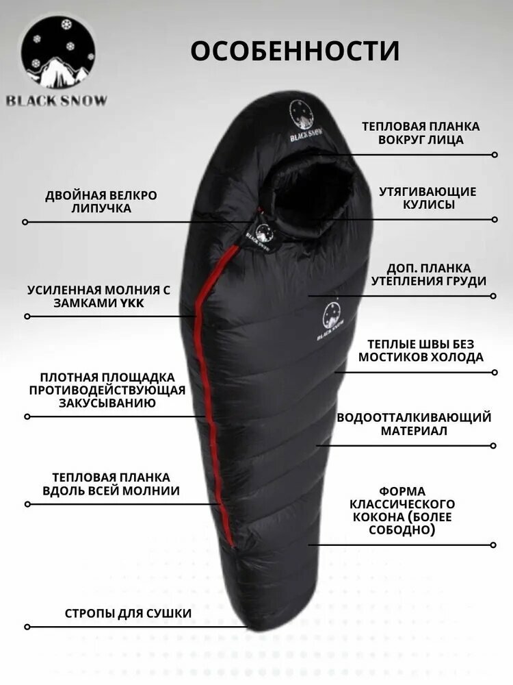Спальный мешок, 210 см
