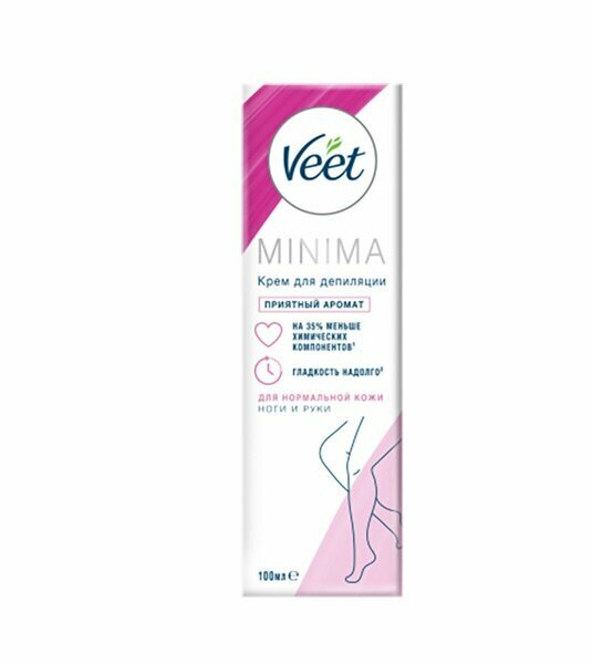 Крем Veet Minima для депиляции для нормальной кожи, 100мл