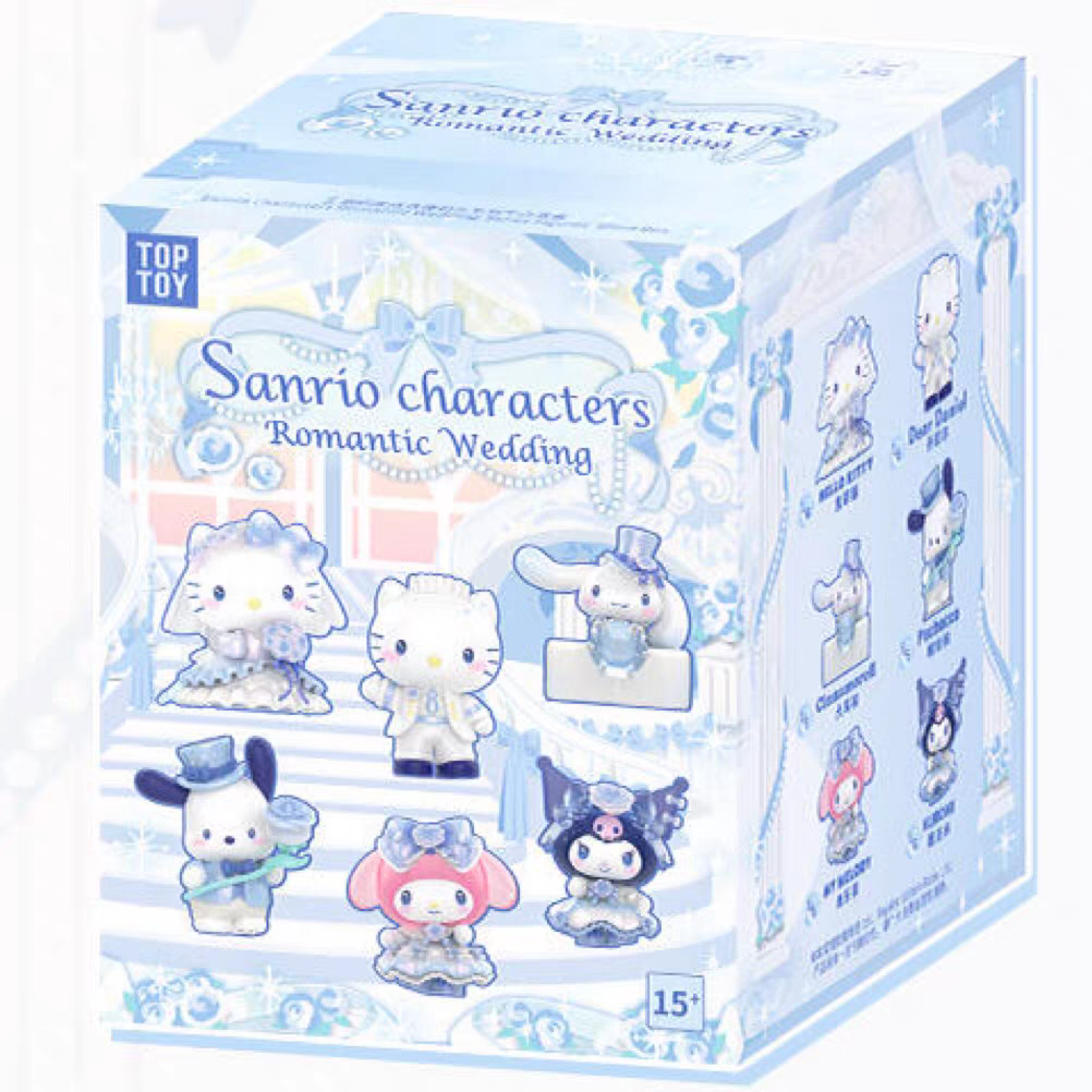 Официальный TOPTOY слепой бокс свадебная серия Hello Kitty - 1 деталь, нераспечатанная, случайный персонаж (новая,