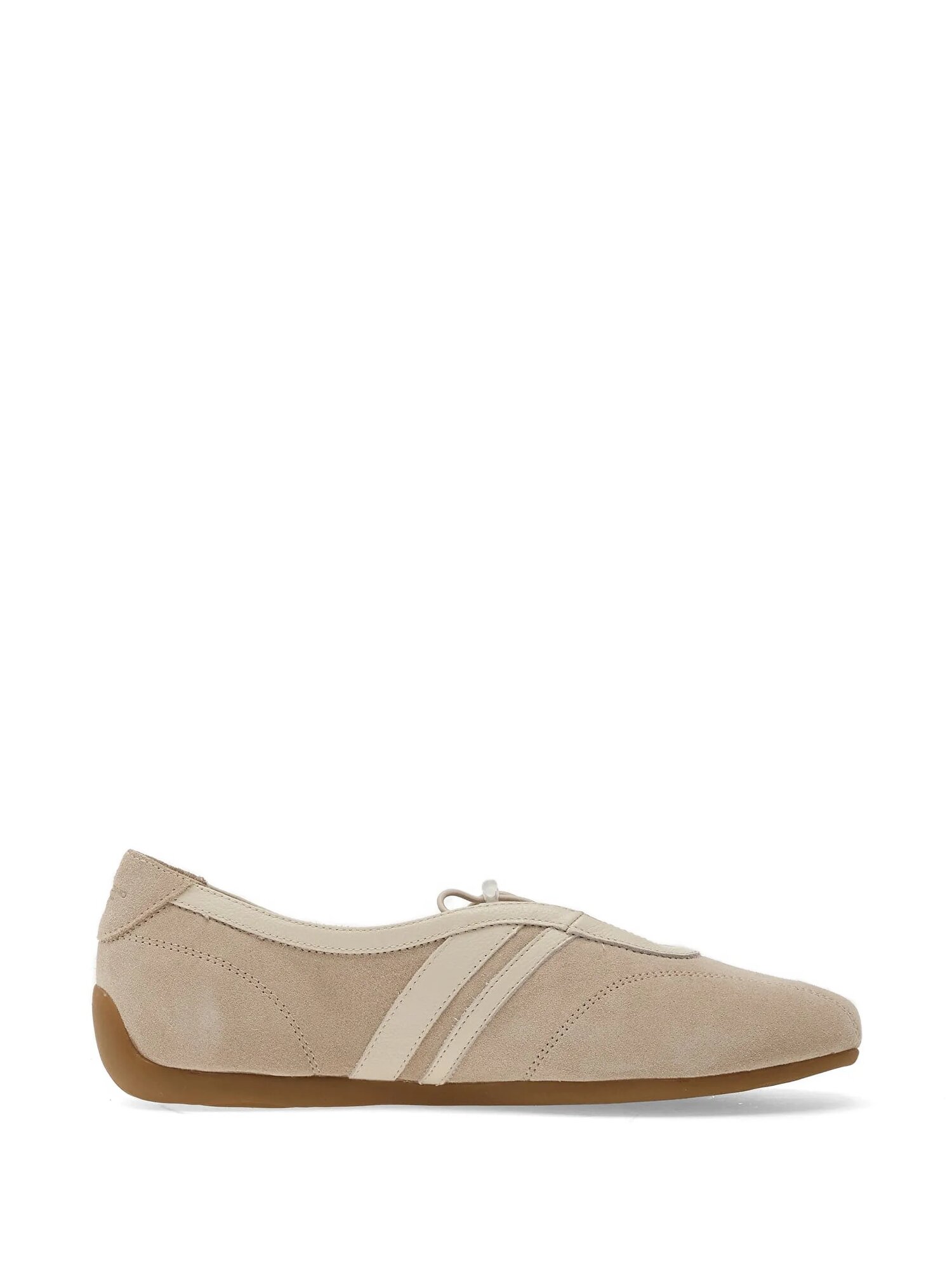 Балетки Hollie lace-up suede ballet flats