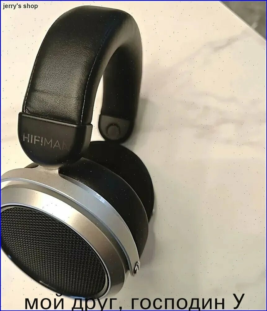 Серебристые наушники HIFIMAN HE400SE с технологией Stealth Magnets, премиум звучание