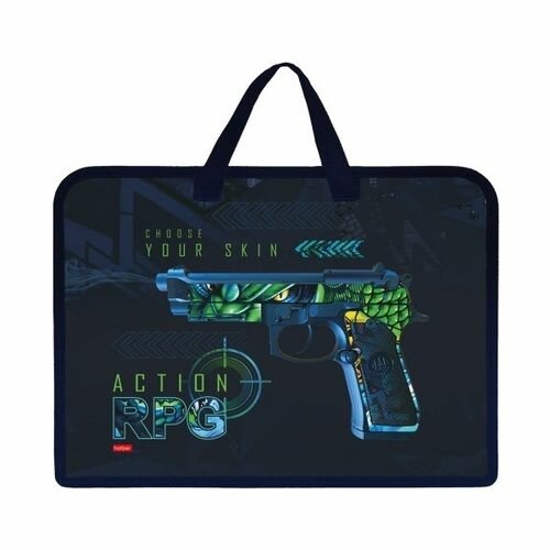 Папка с ручками "Gun" 25056 "Hatber"