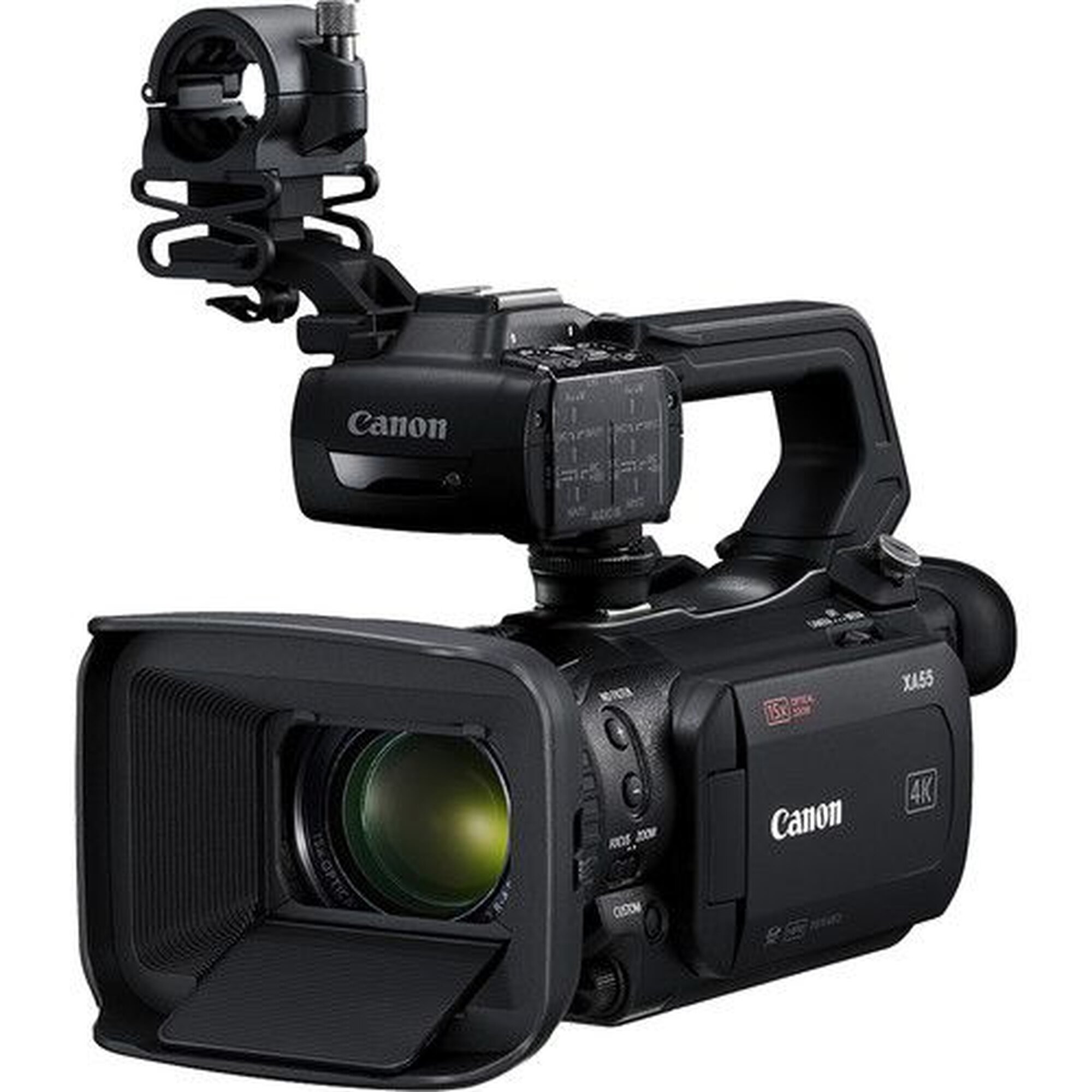 Видеокамера Canon EOS XA55, 13,4 Мп, 4K, CMOS, оптическая стабилизация, черный