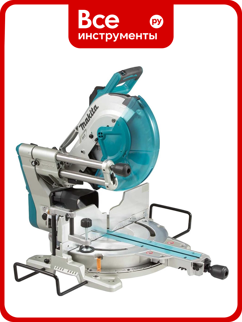 Пила торцовочная Makita LS1219L с протяжкой, лазерный указатель, плавный пуск, защитный кожух, регулировка глубины реза