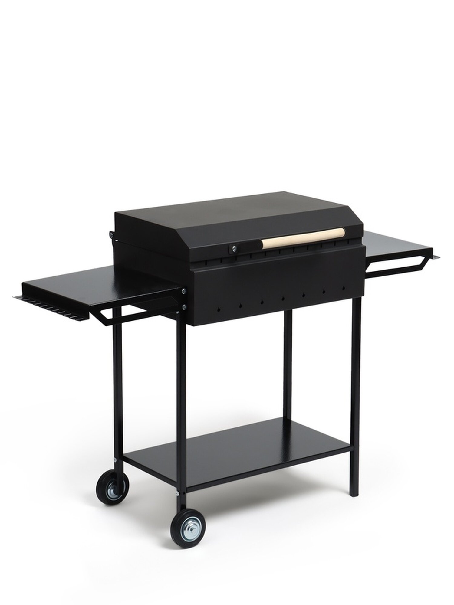 Мангал GrilMe, 35 х 115 х 83 см, сталь 2 мм, 2 полки, колёса 10882656