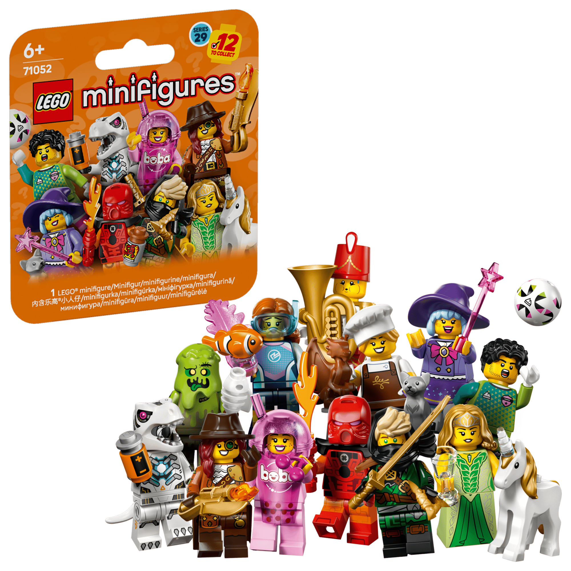 Конструктор LEGO Minifigures 71052 29 Серия, Полный комплект 12 минифигурок