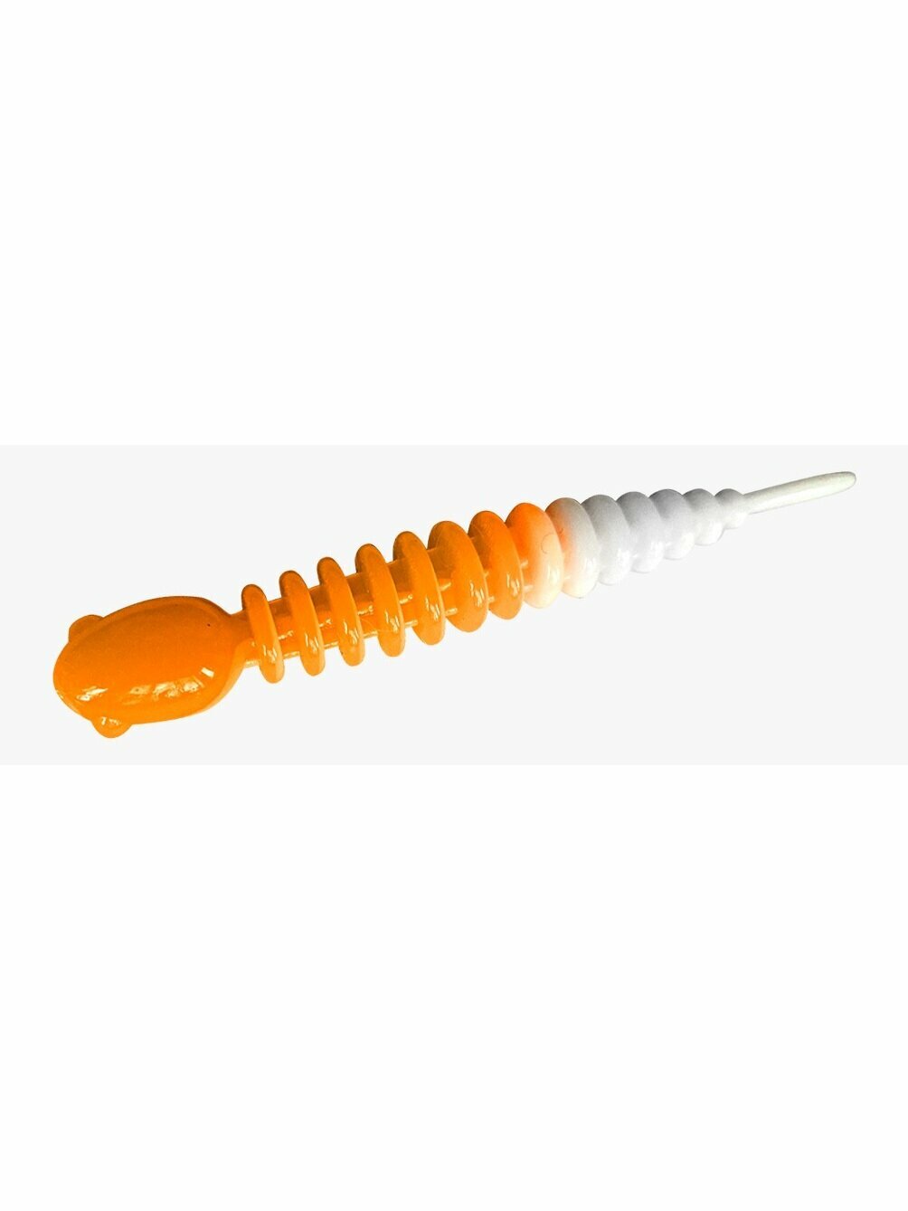 Силиконовая приманкаTROUT BAIT в банке, CHUB 50, СЫР, COL. 10 (White-Orange)