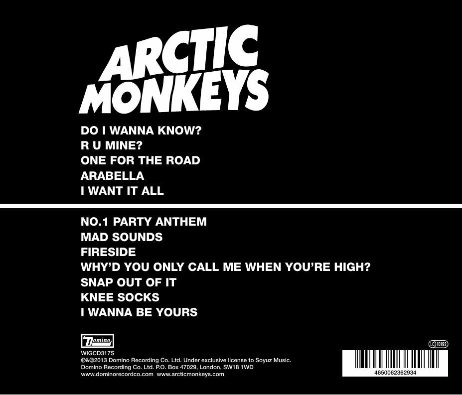 ARCTIC MONKEYS. AM (CD/компакт-диск) — фото 1