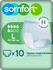Подгузники-трусы SOMFORT (Сомфорт) Pants Active Normal L 10 шт.