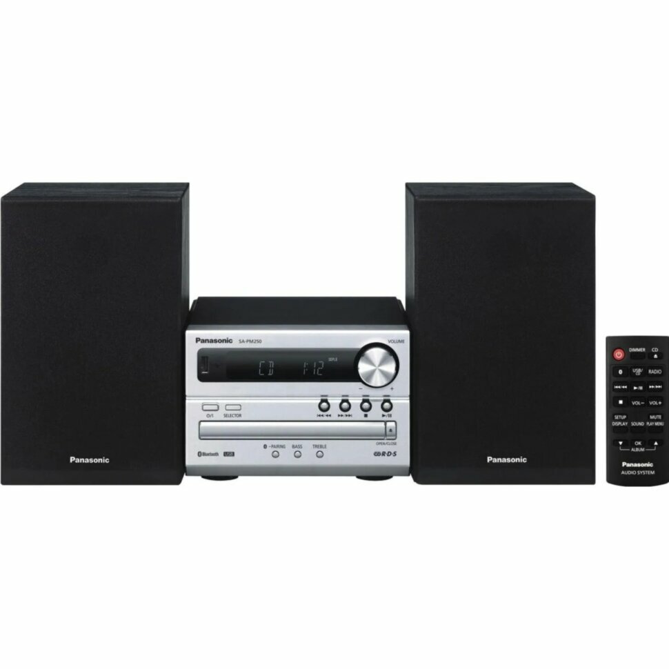 Музыкальный центр Panasonic SC-PM250EE-S, 1349358