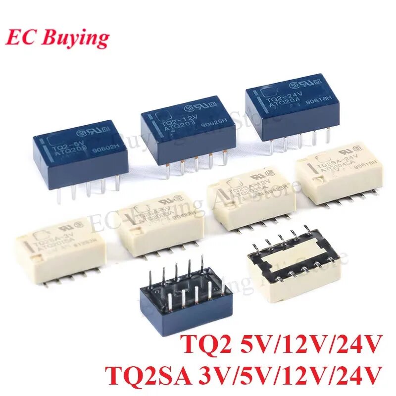 Сигнальное реле TQ2 5V, 1pc