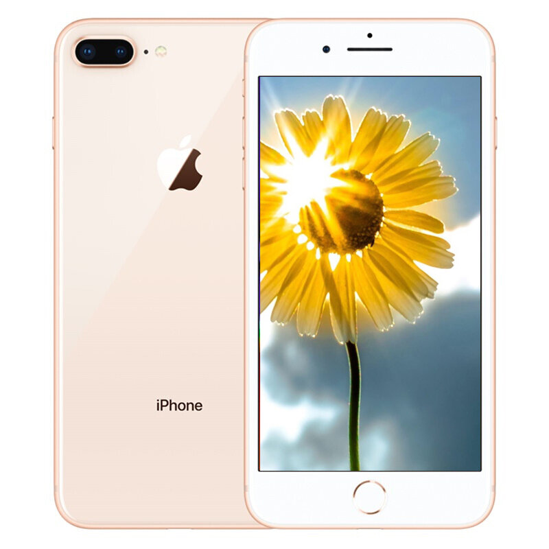 Восстановленный смартфон Apple iPhone 8Plus 64GB, 3 ГБ ОЗУ, 4G LTE, цвет Gold