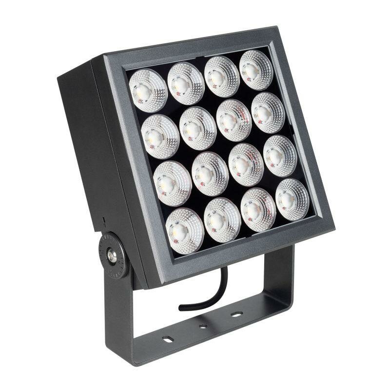 Светильник ALT-BLOCK-S220x220-50W Warm3000 GR 36 deg 230В 50Вт 3000К IP66 метал. Arlight 054757