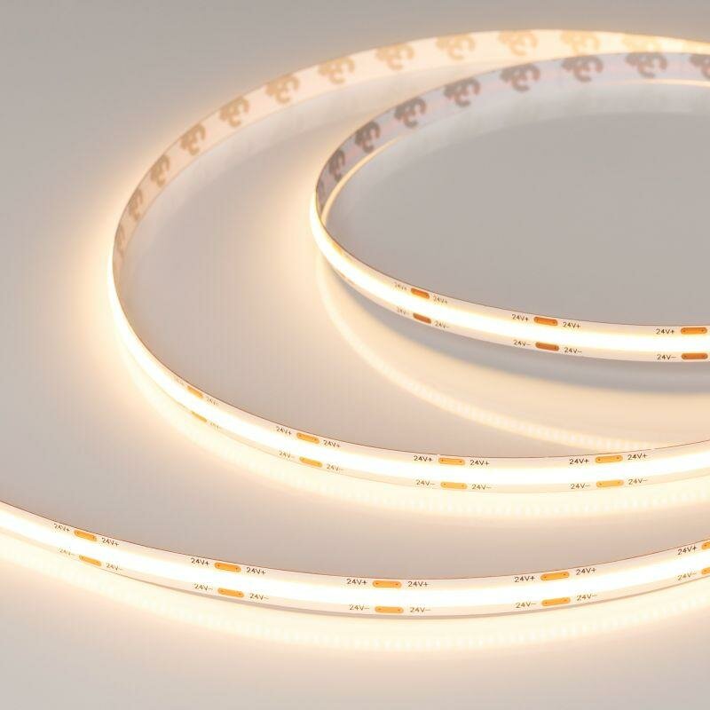 Лента светодиодная COB-X544-8mm 24V Warm 2700К 11.5Вт/м IP20 (уп.5м) Arlight 031899(3)