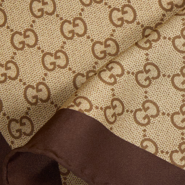 Шарф GUCCI для женщин, one size, светло-коричневый — фото 1