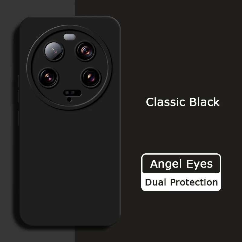 Силиконовый чехол для Xiaomi Mi 13 13T Pro Ultra Lite с Черный, Classic Black, Xiaomi Mi 13 Ultra