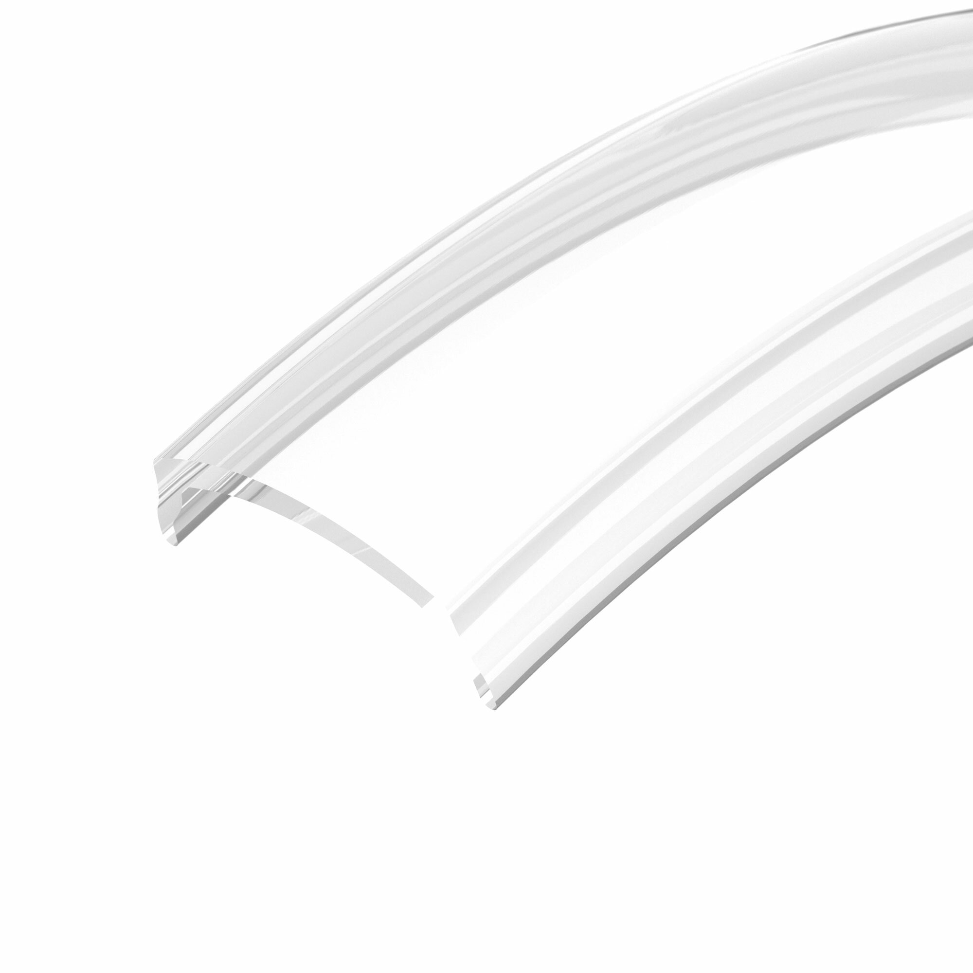 Экран для профиля для светодиодной ленты Arlight Экран ARH-BENT-W11-2000 Clear, 2м