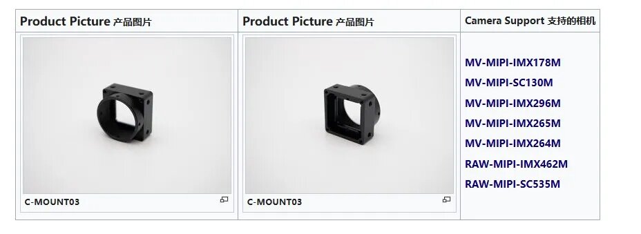 Крепление для объектива C-MOUNT — фото 1