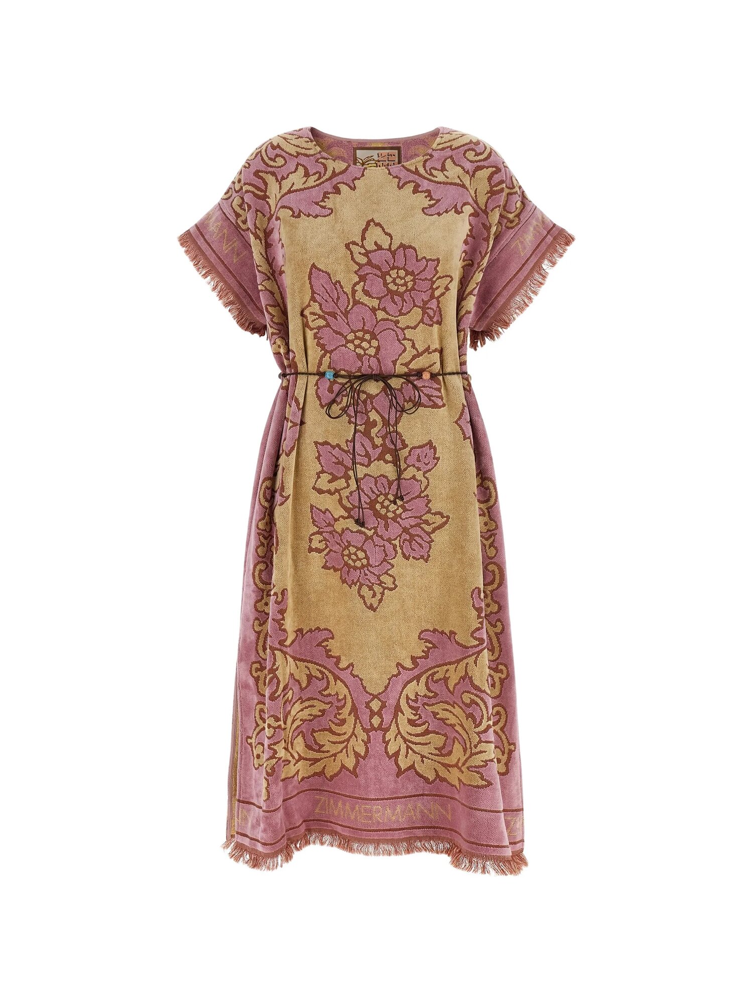 Платье Aster floral-jacquard midi dress