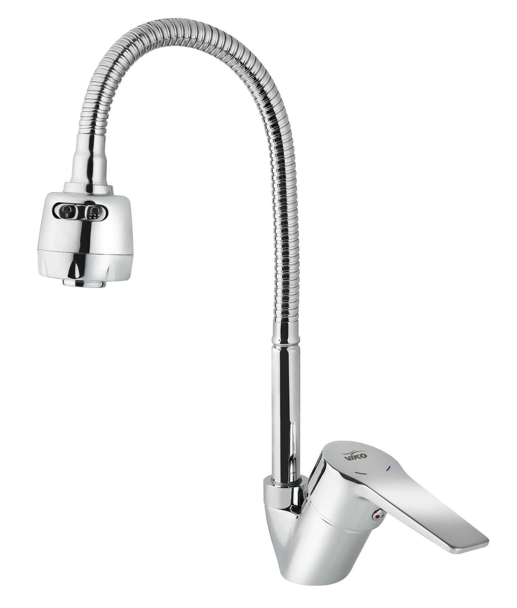 Смеситель для кухни VIKO V-6734 боковой, гибкий излив