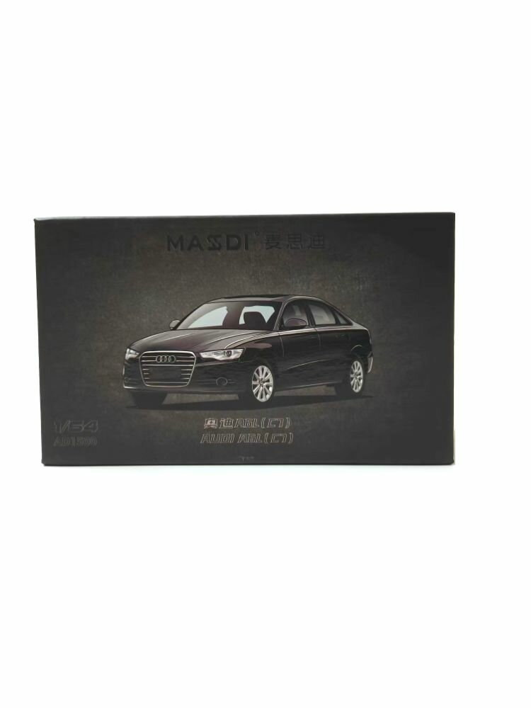 Машинка металлическая модель Masdi 1:64 Audi A6L C7 Black