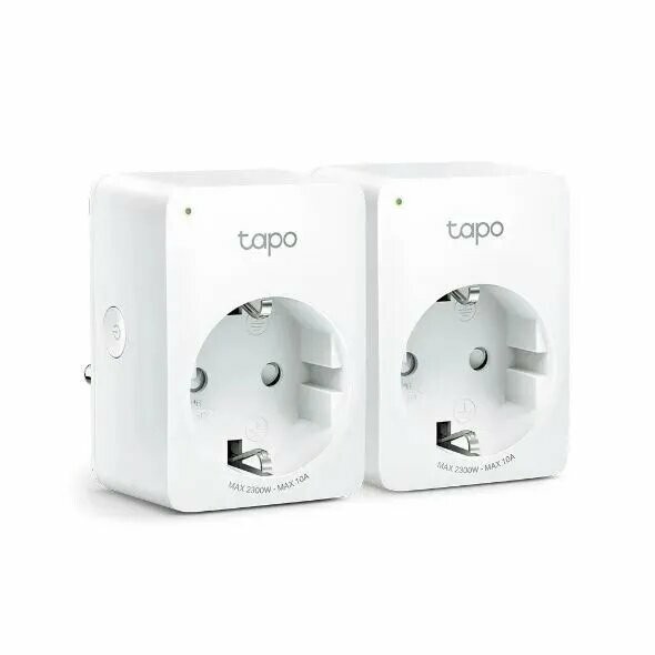 TP-Link Tapo P100, Компактная умная WIFI розетка, 2 шт.