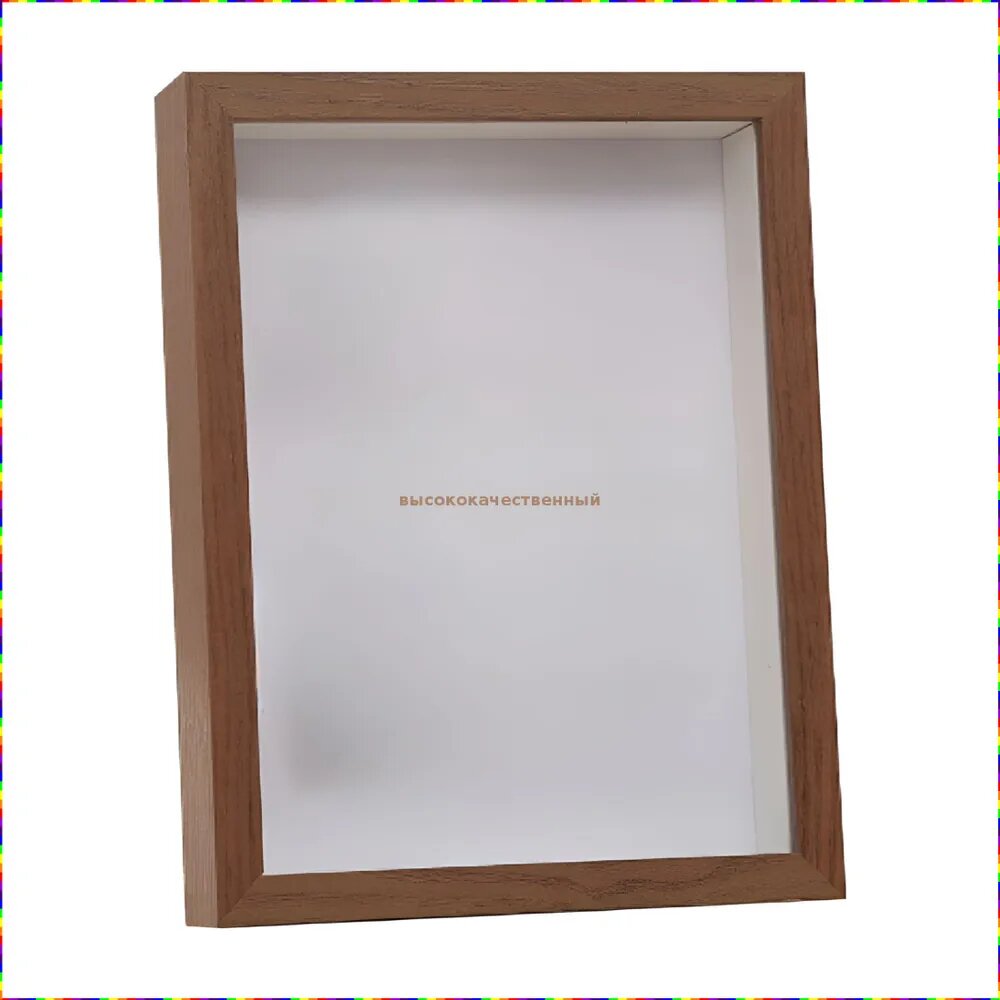 Фоторамка LAMIRO 6 дюймов (10.2 × 15.3 см) коричневая, деревянная, прямая, 40*20