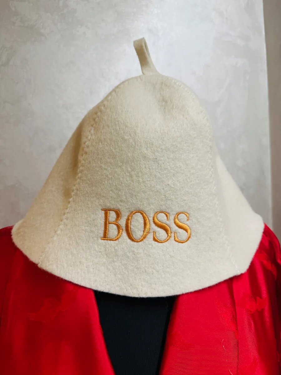 Шапка для бани и сауны Boss