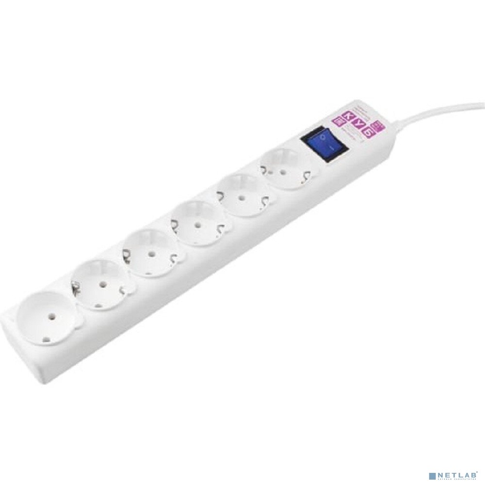 Повреждение упаковки PowerCube Фильтр-удлинитель (SPG6-А2) 5.0м, 6 розеток, 16А, белый