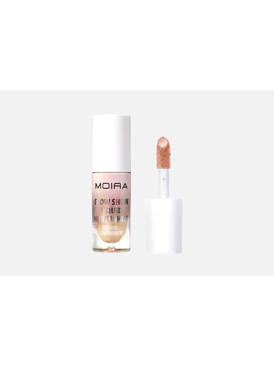 MOIRA Glow Show Liquid Highlighter Жидкий хайлайтер для лица 4.3г 003, Champaign delight