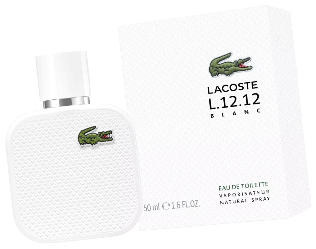 Lacoste Eau De Lacoste L 12 12 Blanc Pure Белый мужской аромат 50 мл / Бланк