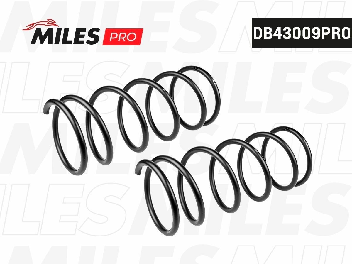 MILES Пружины передней подвески FORD FOCUS I (DAW, DBW) / FORD FOCUS I Turnier (DNW). Комплект - 2 шт. DB43009PRO