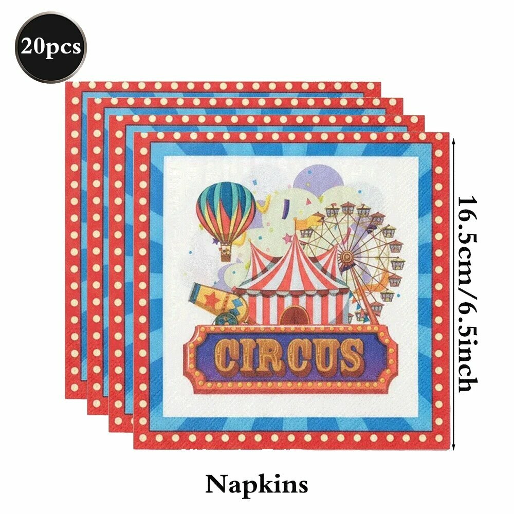 Салфетки Circus Carnival, 20 шт.