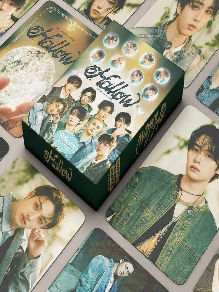 STRAY KIDS LOMO карты 95 шт Hollow WorldTour 3RD Japan MINI Album K-POP HOP Мини фотокарточки STRAYKIDS 2025 Коллекционеры SKZOO SKZPoste